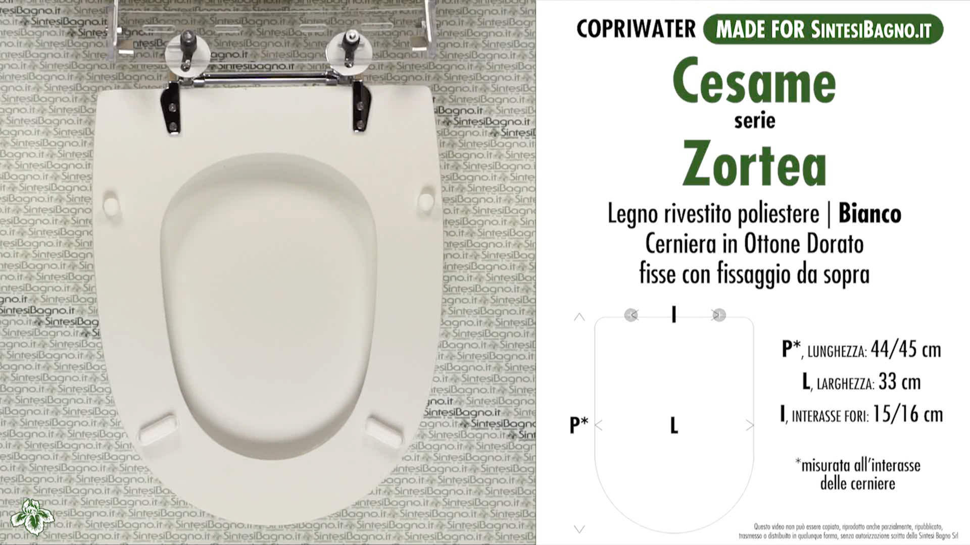 Copriwater. ZORTEA. Cesame. DEDICATO. BIANCO. SINTESIBAGNO – 🚽 ...